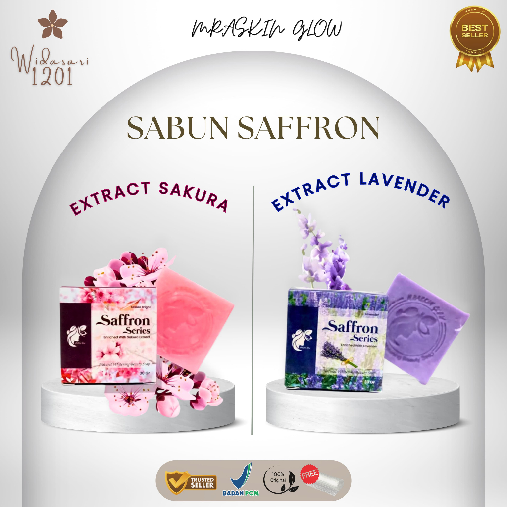 Jual MRASKIN GLOW Sabun Saffron Series Bpom / Sabun Saffon Sakura ...