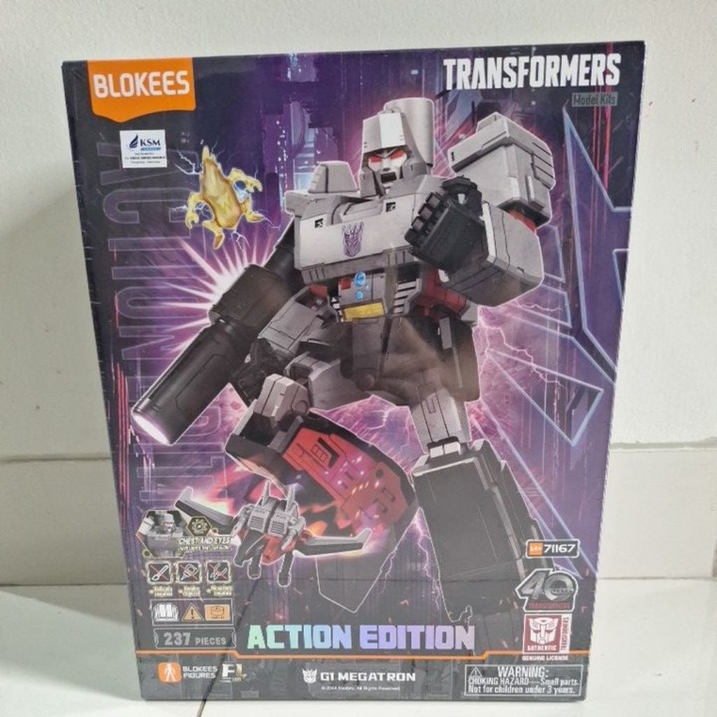 Jual Blokees Transformers Action Edition G1 Megatron 20cm Original ...