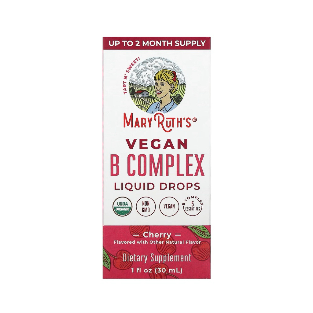 Jual Maryruths Vegan B Complex Drops Cherry 30 ml | Shopee Indonesia
