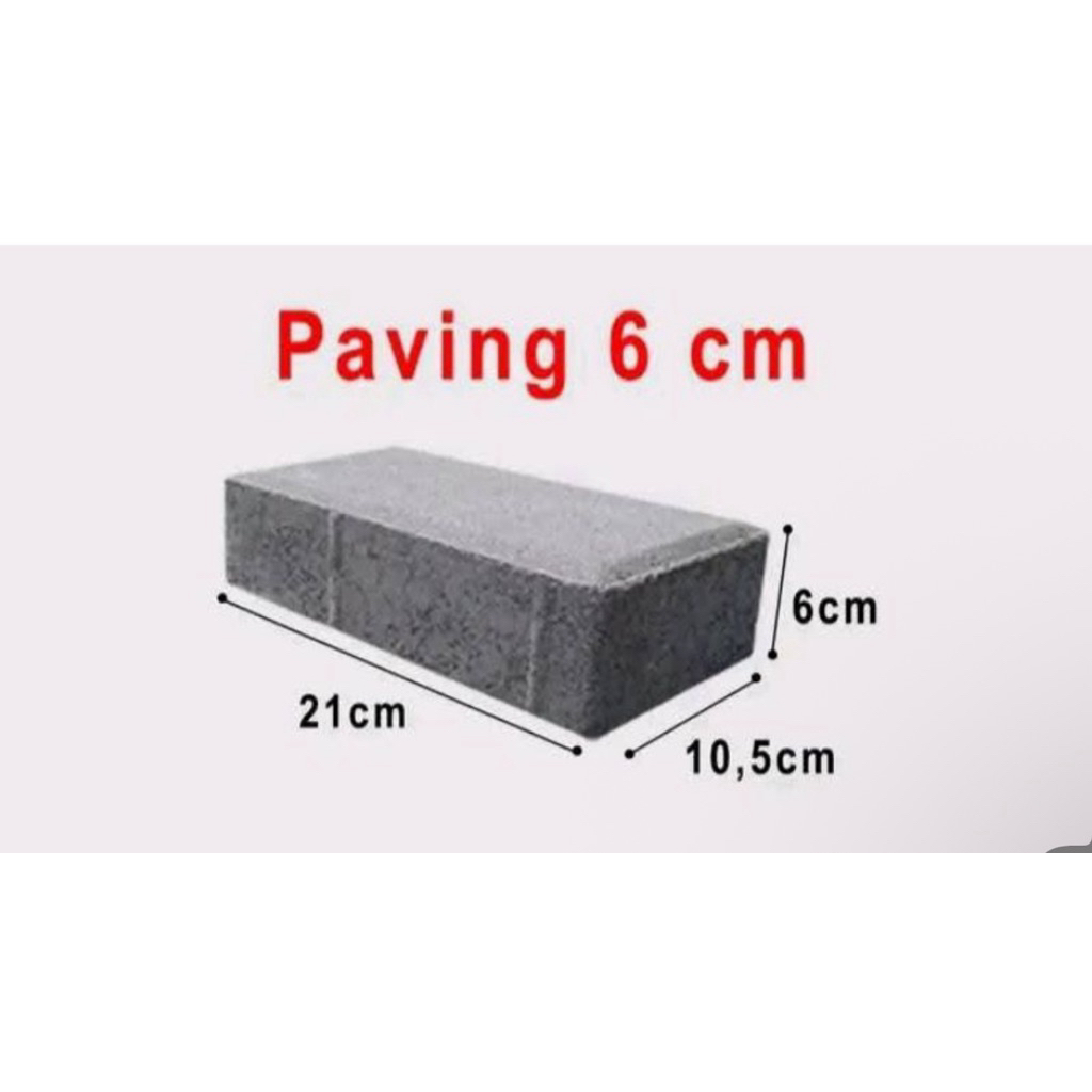 Jual PAVING BLOK / CONBLOK / KONBLOK 6cm (Harga jual satuan) | Shopee ...