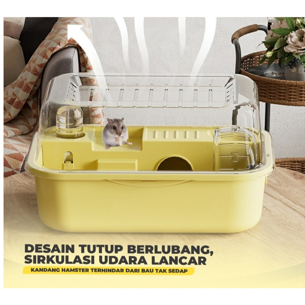 Jual (The Peaks) Kandang Hamster / Rumah Hamster SugarGlider F18 Hamster Cage Portable | Shopee ...