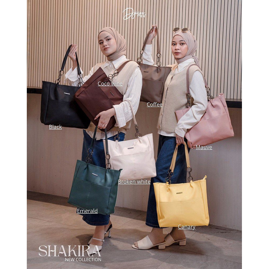 Jual SHAKIRA Totebag tas bahu wanita elegant dan aesthetic BY DJISO ...