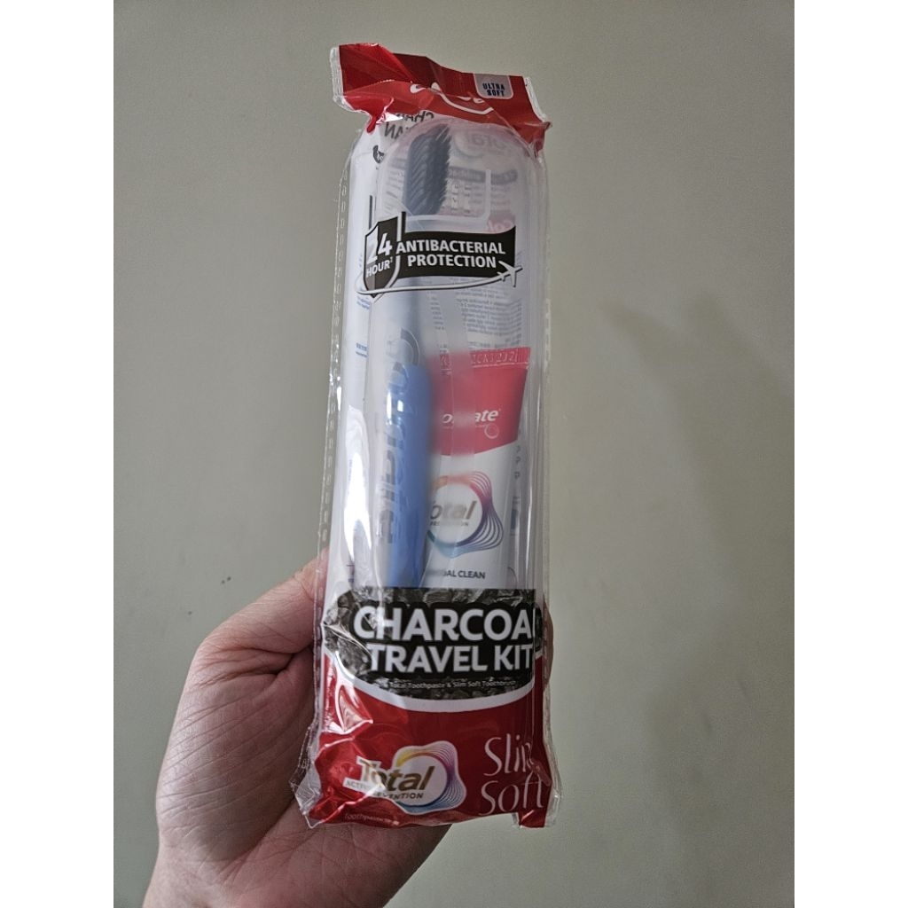 Jual COLGATE Toothbrush sikat gigi SlimSoft pasta gigi odol charcoal ...