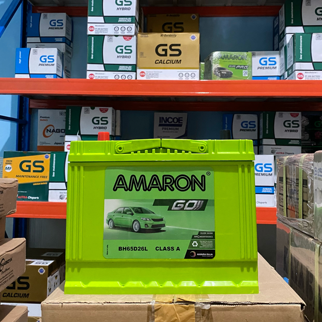 Jual AMARON BH65D26L 65 AMPER MOBIL ELANTRA KIJANG DIESEL ELF 120 PS TERRANO AMARON GO 65D26L ...