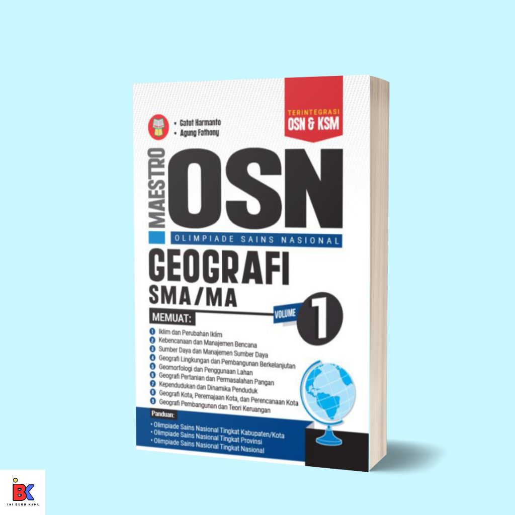 Jual Buku Maestro OSN Geografi SMA-MA Volume 1 | Shopee Indonesia