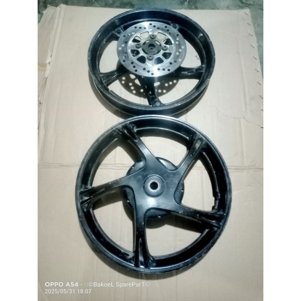 Jual VELG PELEK MIO DEPAN BELAKANG SPORTY SMILE ZOUL ORIGINAL COPOTAN ...