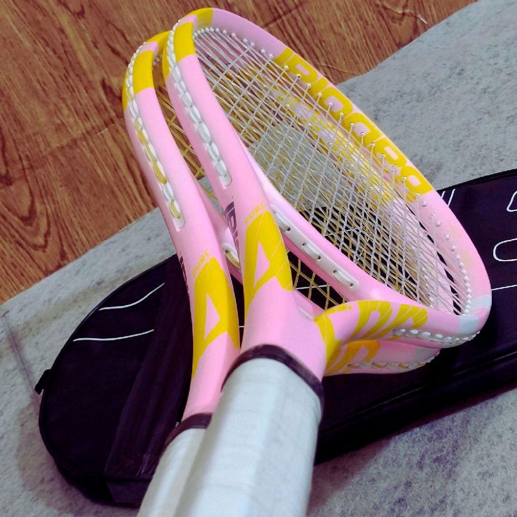 Jual RAKET TENIS WANITA PURE AEROO PINK MULUS SUDAH +TERPASANG SENAR ...