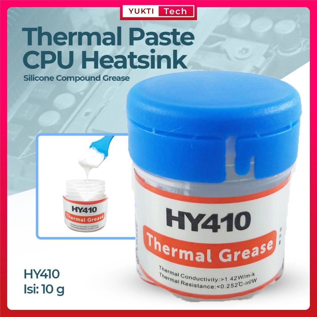 Jual Halnziue Thermal Paste CPU Heatsink Silicone Compound Grease 10g ...
