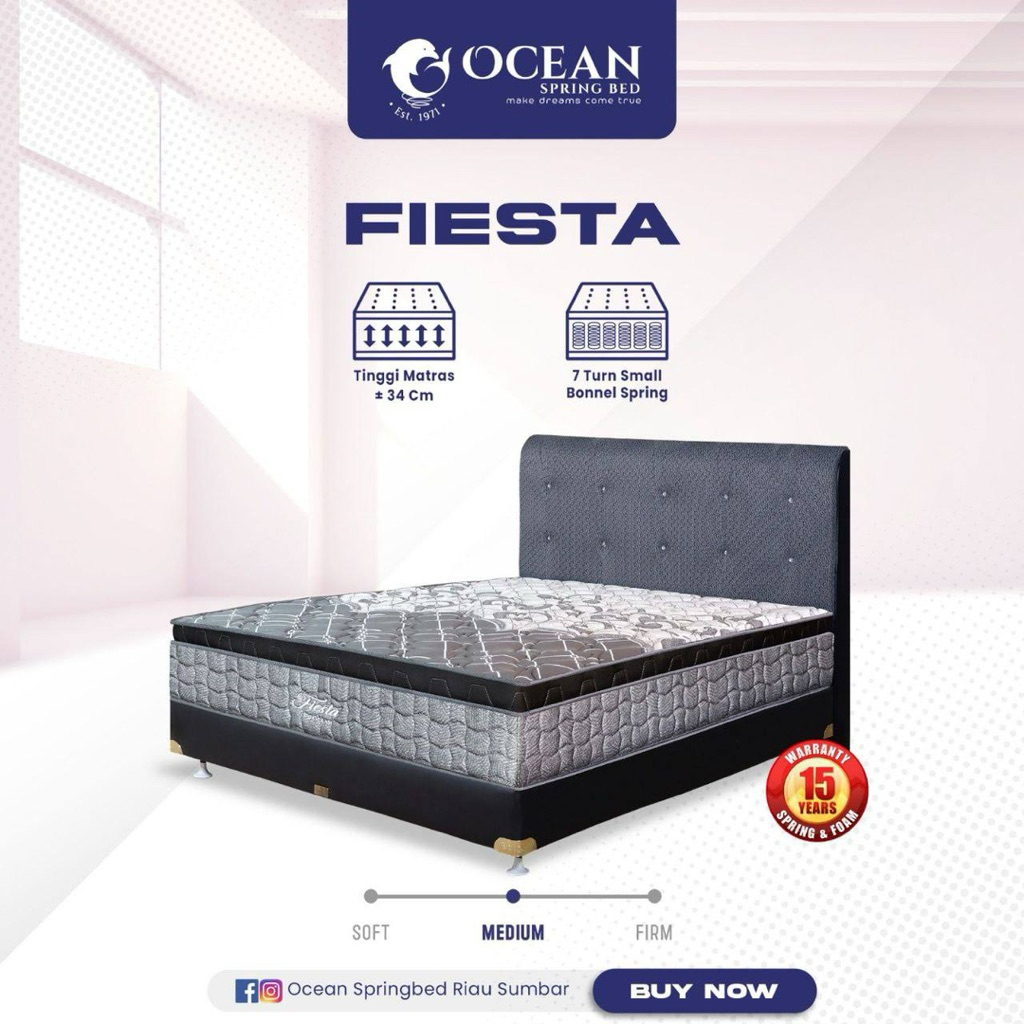 Jual Springbed Ocean Fiesta – Kasur Nyaman, Kualitas Terjamin, Garansi 15 Tahun | Shopee Indonesia