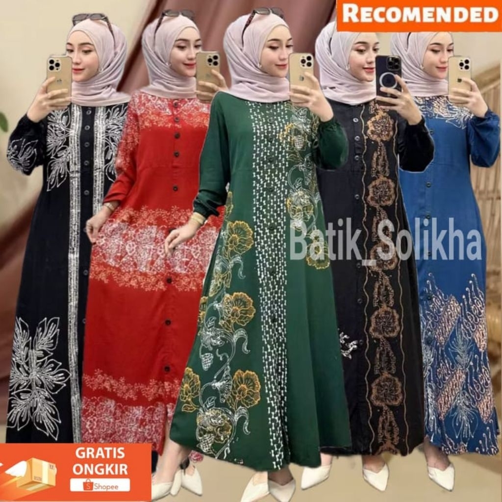 Jual TERBARU GAMIS RAYON PREMIUM|HOME DRESS CANDI MEKAR|GAMIS TWILL ORI ...