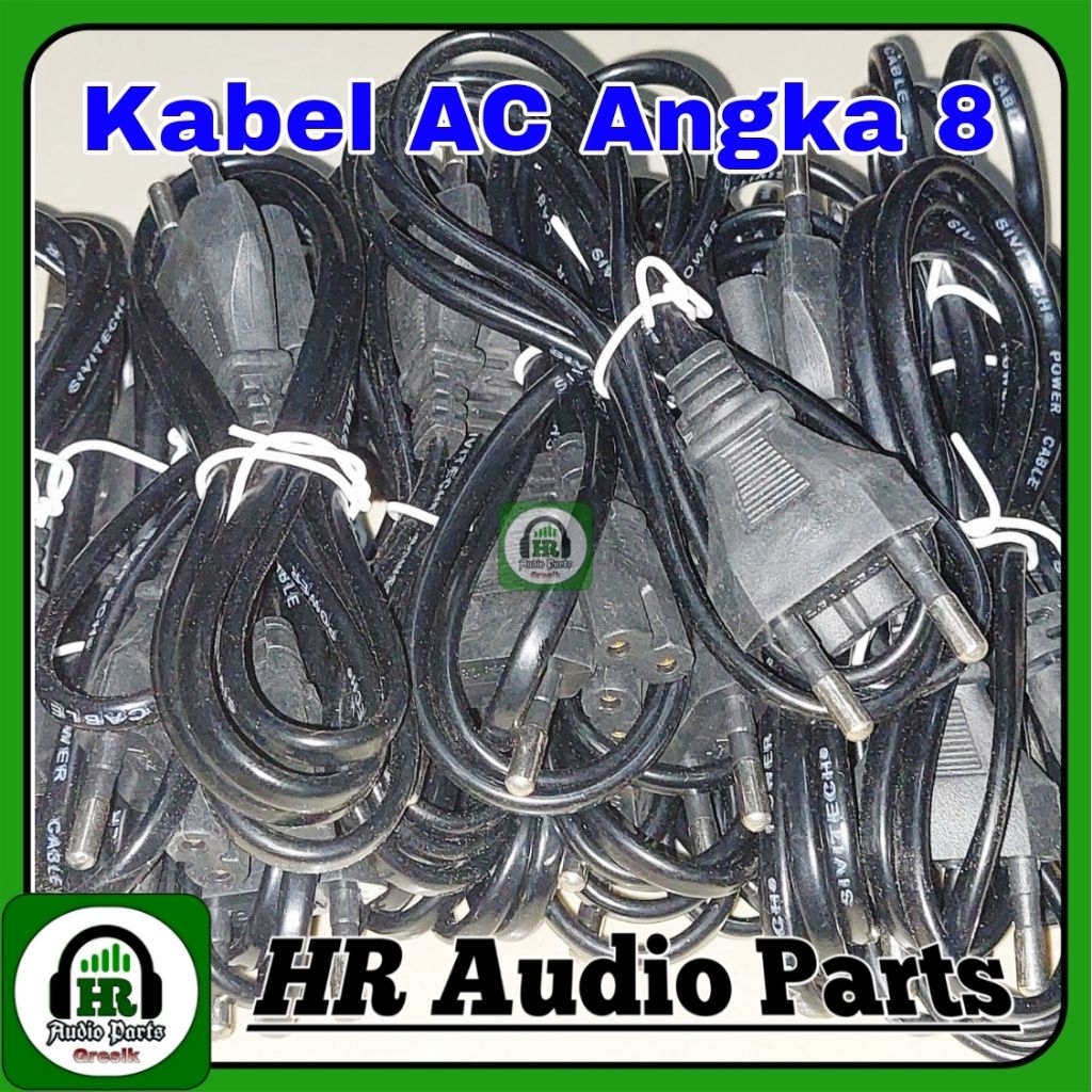 Jual Kabel Power AC PLN Model Angka 8 for Printer Radio Kipas DLL ...