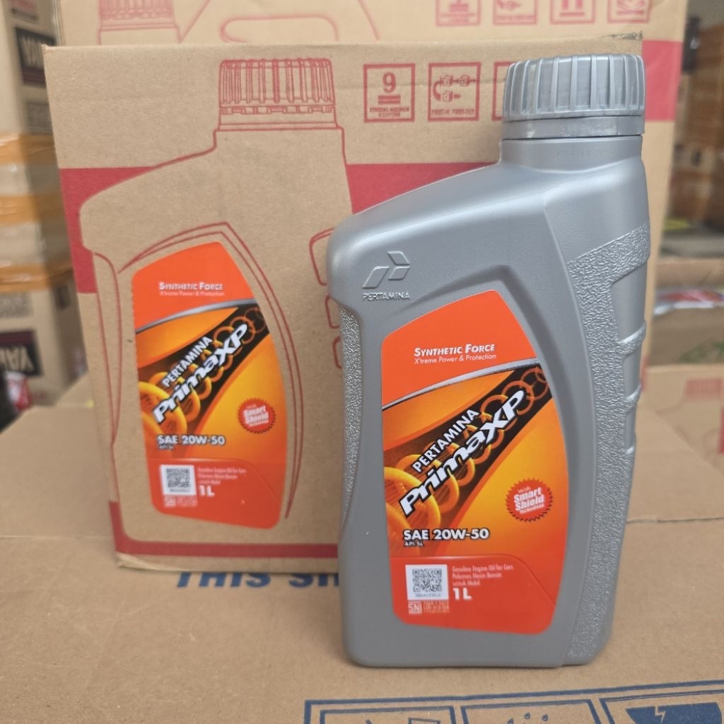 Jual 1 Dus Oli Mesin Pertamina Prima XP 20W-50 Oil Mobil Perdus 1L 1 ...