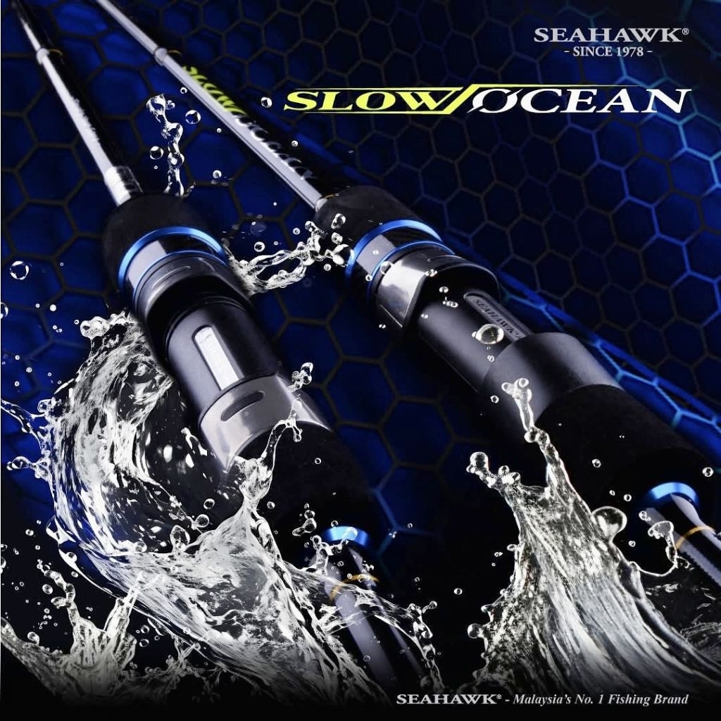 Jual Joran SEAHAWK SLOW OCEAN Spinning & Overhead 631/189cm - Fuji ...