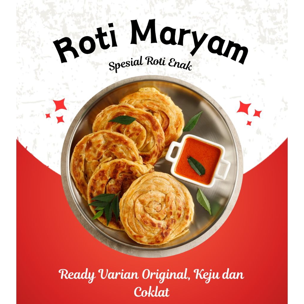 Jual Roti Maryam / Roti Canai / Roti Cane Varian Original, Keju, Coklat ...