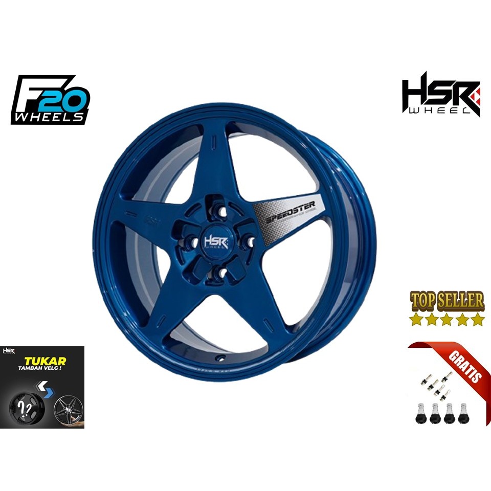 Jual VELG MOBIL RACING SPEEDSTER 5195 HSR R16X7 H4x100 ET42 GLOSSY ...