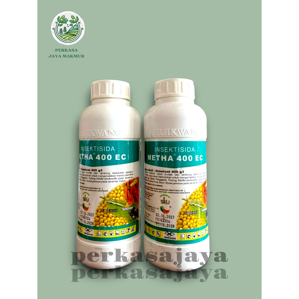 Jual INSEKTISIDA METHA 500ML DIMETOAT 400G/L OBAT LALAT BUAH, KUTU ...