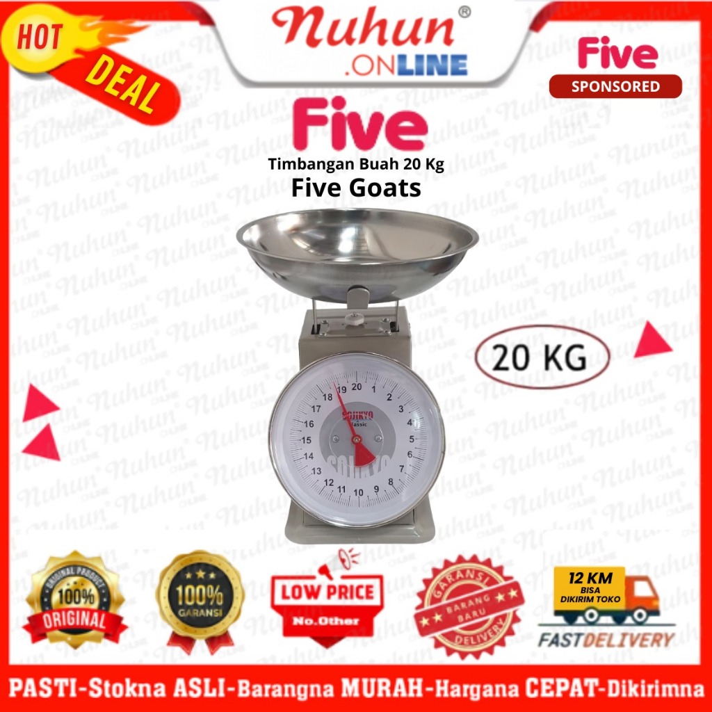 Jual Timbangan Buah Five Goats 20Kg | Shopee Indonesia