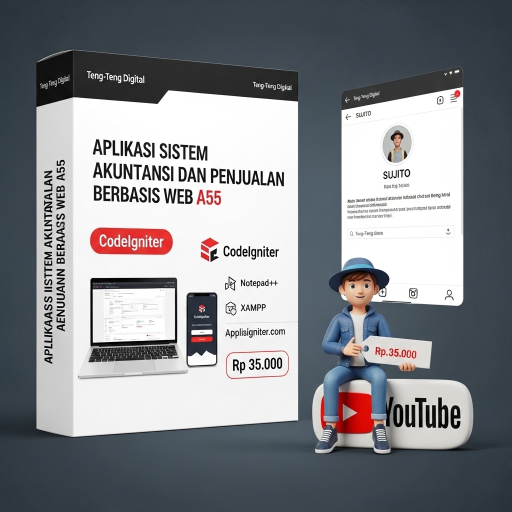 Jual APLIKASI SISTEM AKUNTANSI DAN PENJUALAN BERBASIS WEB A55 | Shopee Indonesia