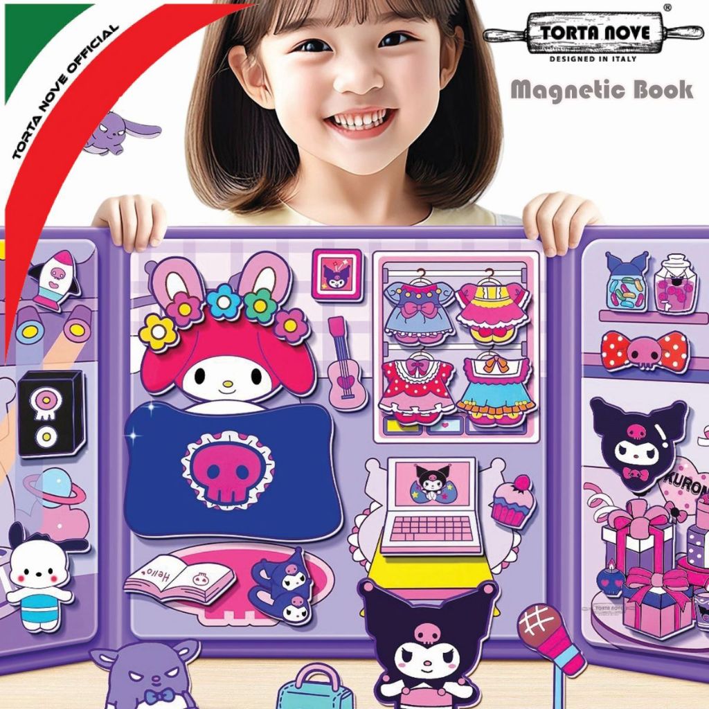 Jual Quiet Book MAGNET sticker book stickers busy book buku stiker ...