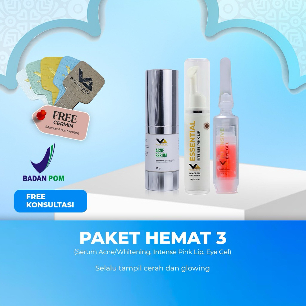Jual PAKET HEMAT 3 ( FREE CERMIN ) | Shopee Indonesia