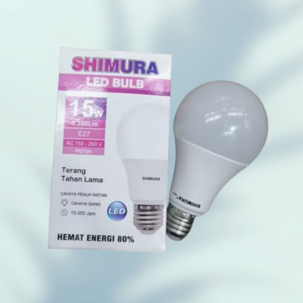 Jual LAMPU LED BULB SHIMURA 15 watt | Shopee Indonesia