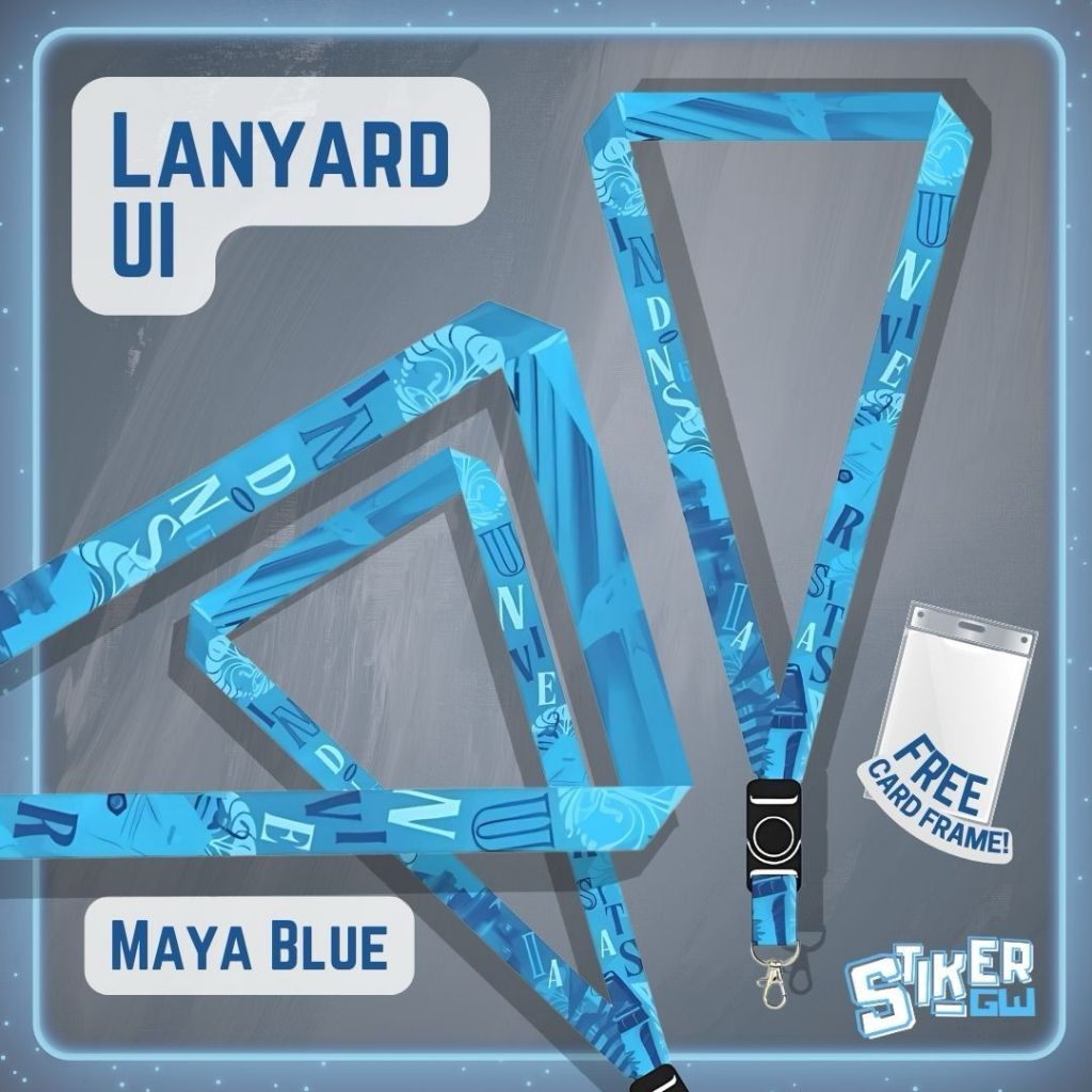 Jual Lanyard UI dan Frame | Universitas Indonesia | Taffy Pink | Maya ...