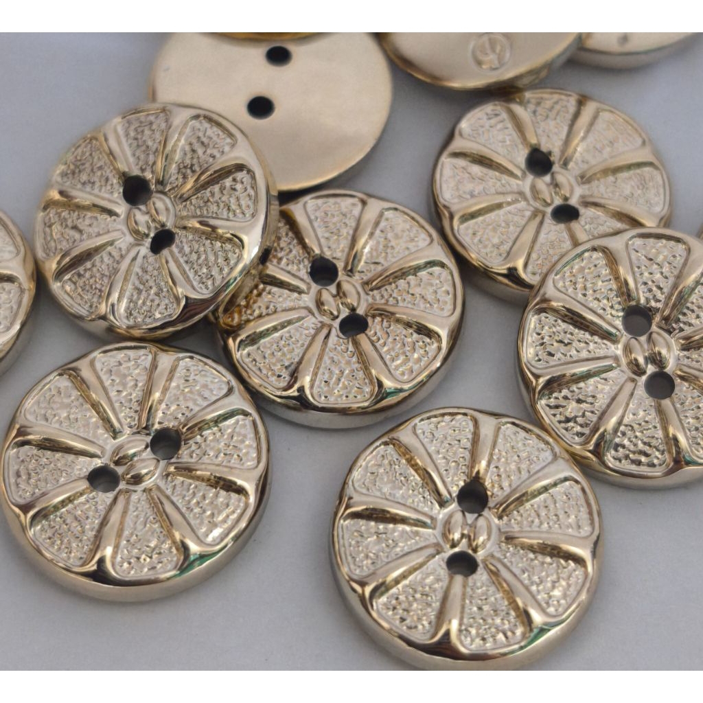 Jual Kancing Baju Bunga UV/Rose gold Corak Grafik Bunga Kancing Gamis ...