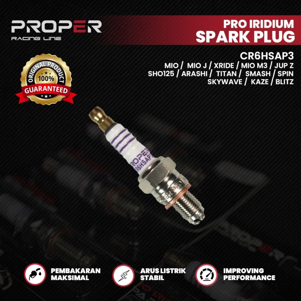Jual BUSI PROPER RACING LINE MIO /MIO J/X-RIDE/MIO M3/JUPITER Z/SPIN ...