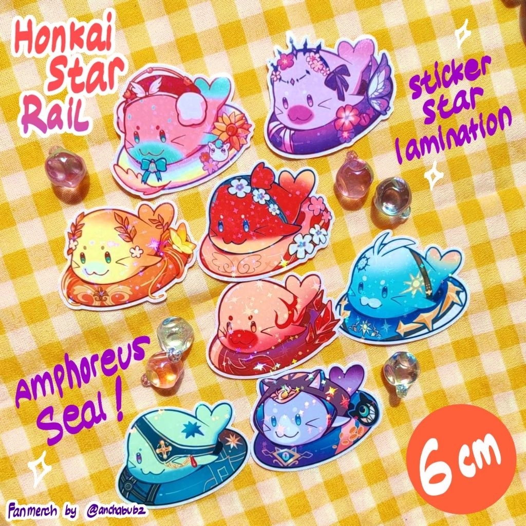 Jual STICKER HSR Honkai Star Rail AMPHOREUS SEAL (Mydei, Phainon, Anaxa ...