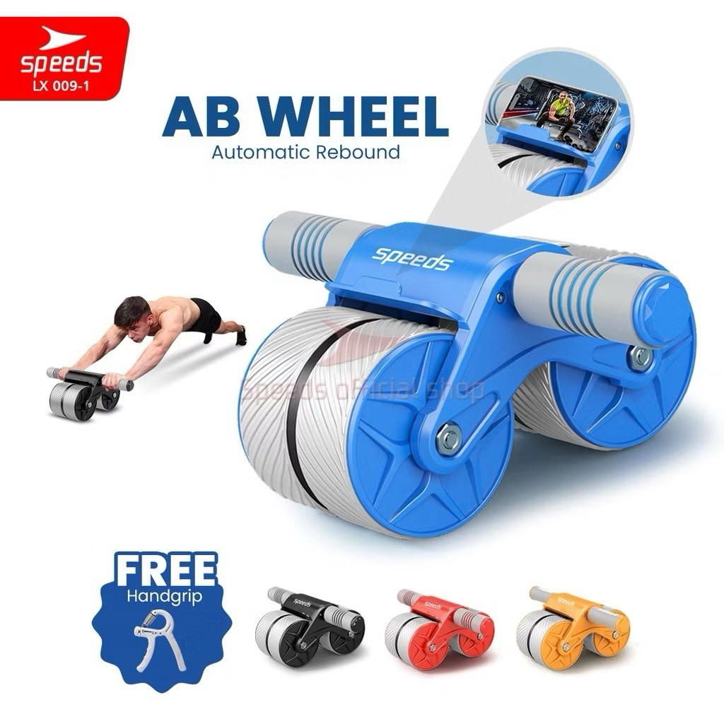 Jual SPEEDS Ab Wheel 2in1 Ab Roller Wheels Plank Trainer Abdominal Core ...