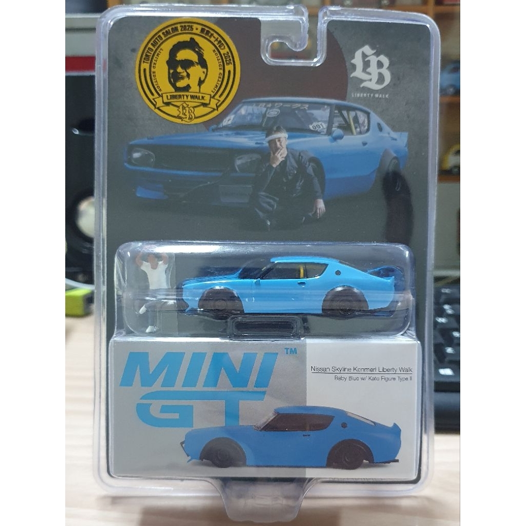 Jual mini gt nissan skyline kenmeri LBWK biru tokyo auto salon 2025 ...