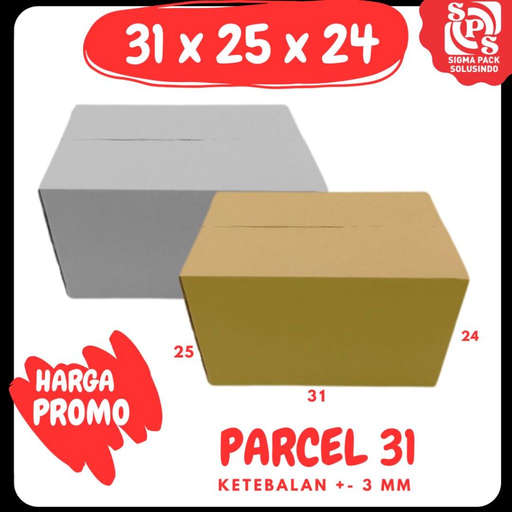 Jual Box Parcel 31x25x24 Box Lebaran Kardus Packing/Parcel/Lebaran/idul ...
