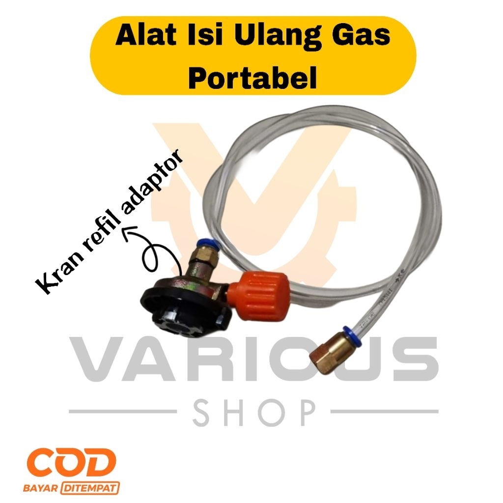 Jual [ COD ] Alat Refil Gas / Isi Ulang Gas Portable Kaleng TANPA ...