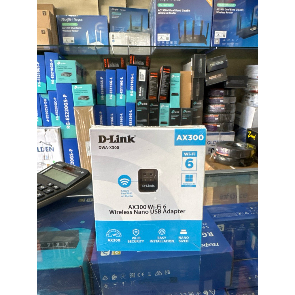 Jual DLINK DWA X300 wifi6 MINI USB ADAPTER | Shopee Indonesia