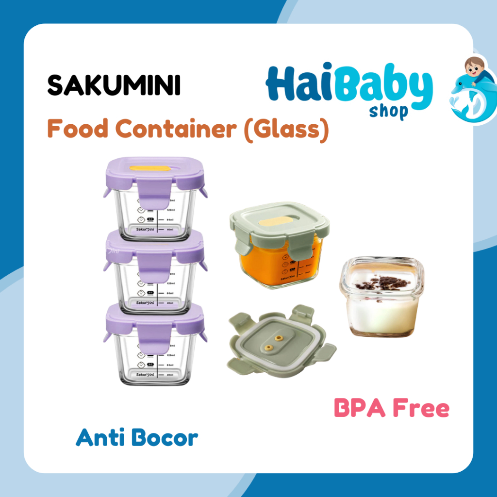 Jual Sakumini Food Container Glass Storage Jar Bowl Wadah Gelas Kaca ...