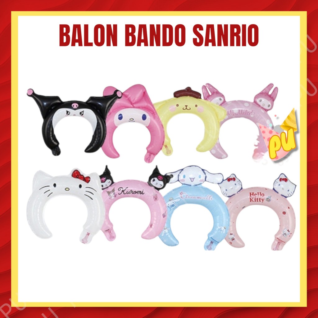 Jual Balon Bando KUROMI SANRIO / Balon Foil KUROMI CINNAMOROLL ...