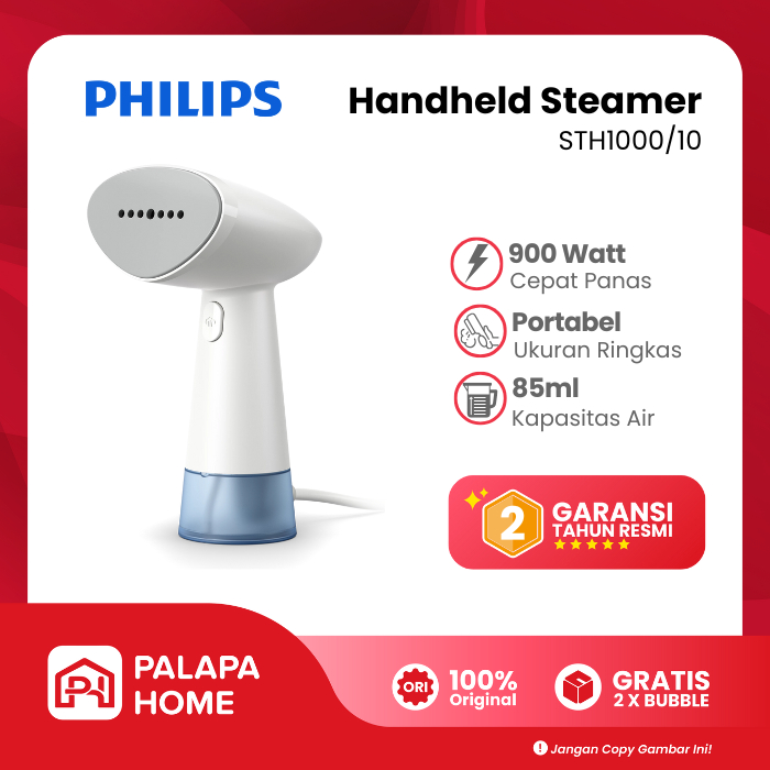 Jual Philips Setrika Uap Genggam STH1000/10 Electric Handheld Garment ...