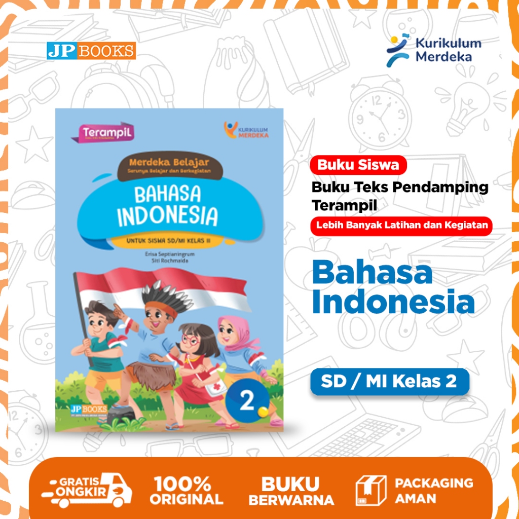 Jual JP Books – Buku Teks Siswa Pendamping Terampil Kurmer Sekolah Bahasa Indonesia Sd Kelas 2 ...