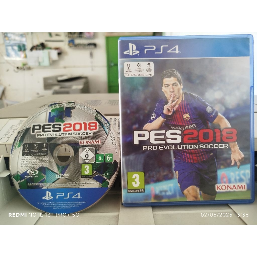 Jual BD/KASET PS 4 PES 2018 REG 2 Normal | Shopee Indonesia
