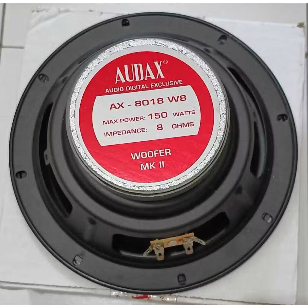 Jual speaker audax 8" woofer AX 8018 w8 woofer | Shopee Indonesia