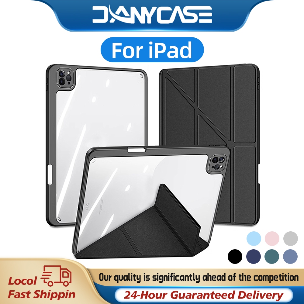 Jual DANYCASE 3 Fold Stand Case Premium Anti Gore for iPad 10th gen ...