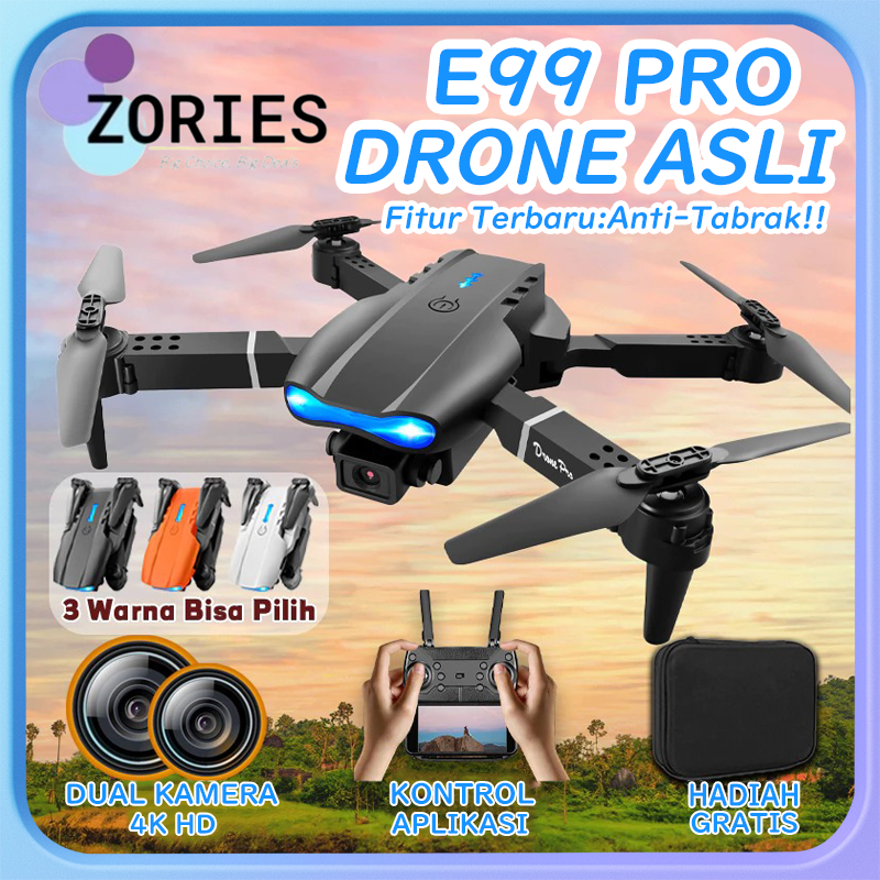Jual 【𝒁𝑶𝑹𝑰𝑬𝑺】Upgrade！Drone E99 Pro Anti tabrak Kamera Jarak Jauh Dengan ...