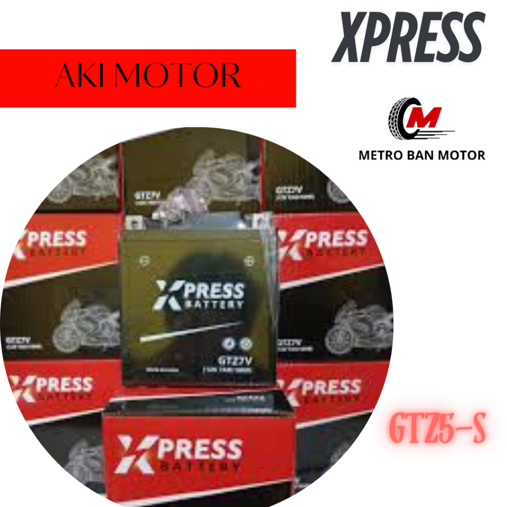 Jual Aki Motor Vario beat Express GTZ5S Accu Mio Soul Xride Revo Supra ...