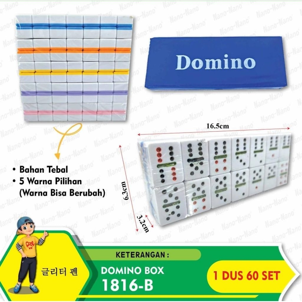 Jual domino batu tebal pakingan box # GTK | Shopee Indonesia