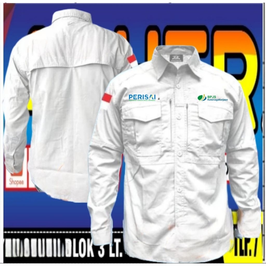 Jual new kemeja tactical BPJS baju tactical BPJS kemeja BPJS baju BPJS ...