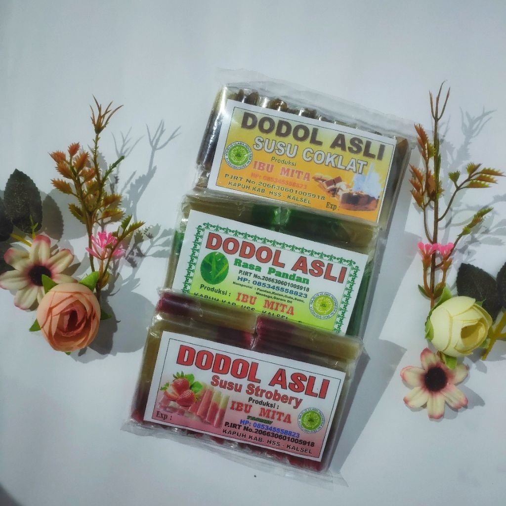 Jual DODOL Pelangi Macam Macam Rasa Asli Kandangan Produksi IBU MITA ...