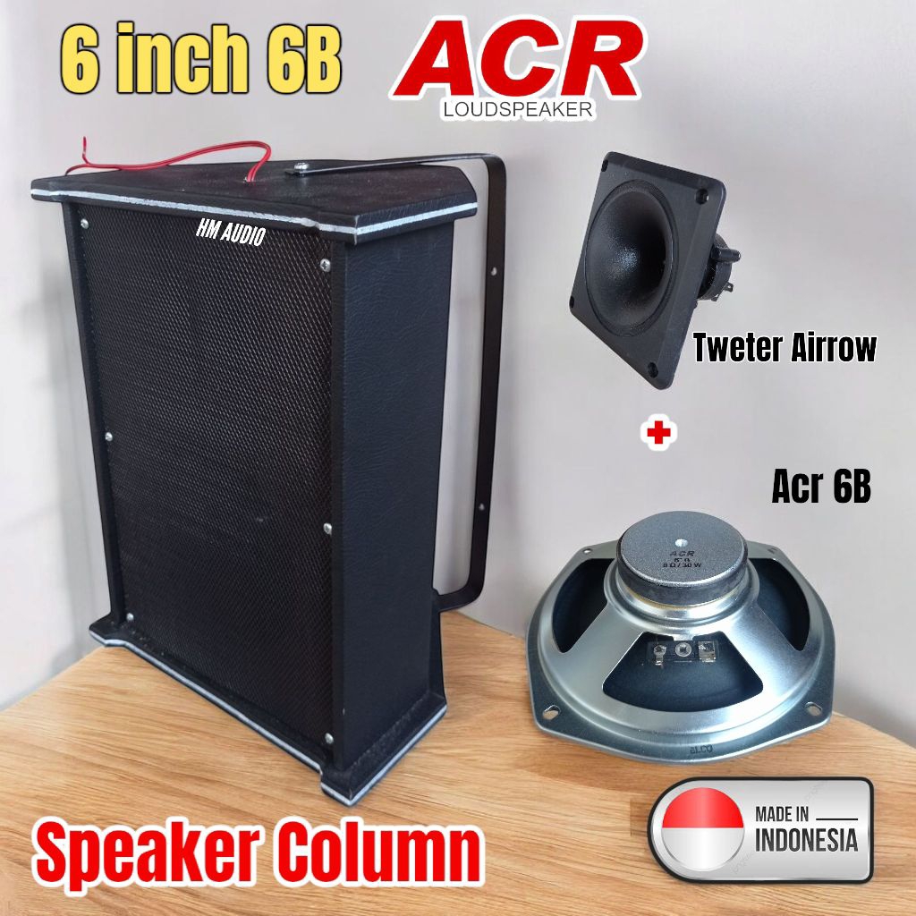 Jual Speaker Pasif Column 6 inch Model Speaker Toa Speaker Dinding speaker 6 inch +Tweter ...