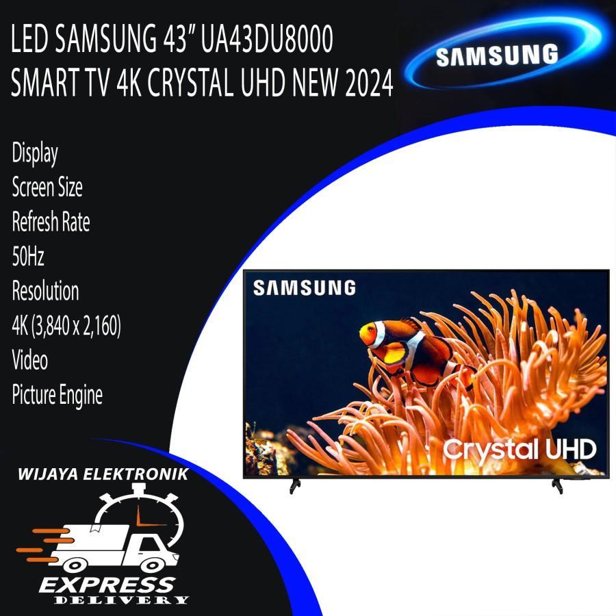 Jual Samsung UA43DU8000KXXD - TV LED Samsung CRYSTAL UHD 4K Tizen OS ...