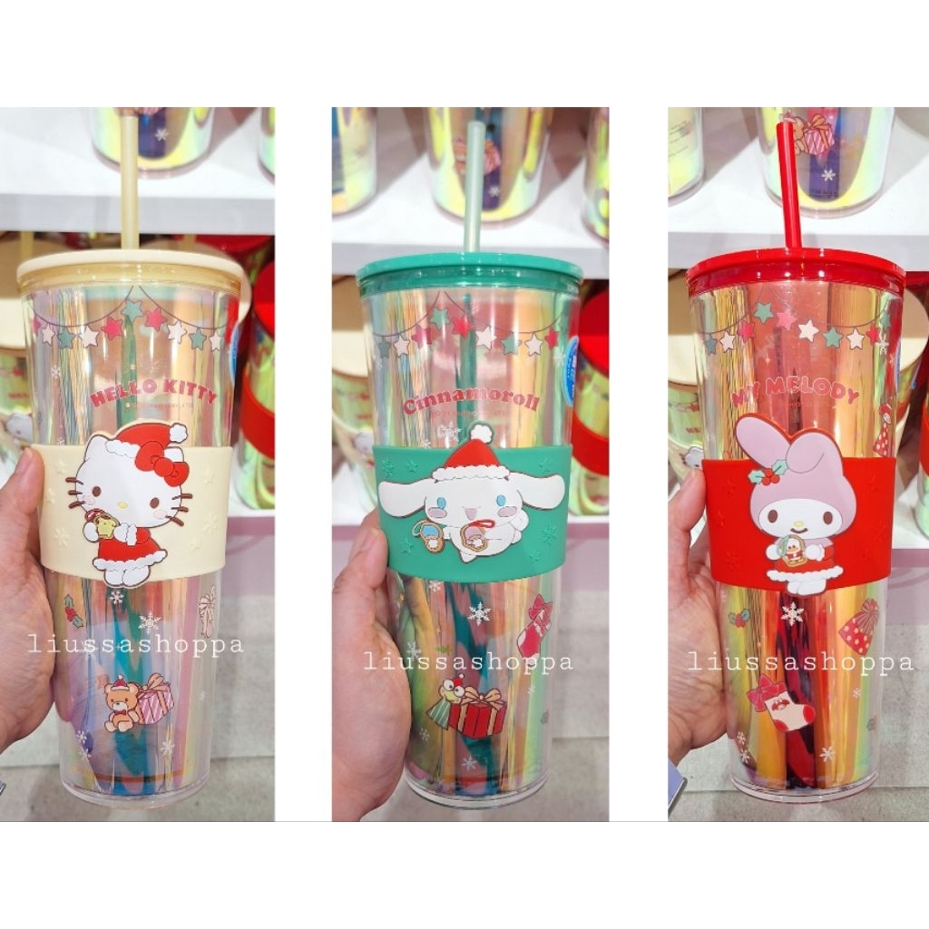 Jual Tumbler Miniso - Sanrio Characters Christmas Collection Double ...