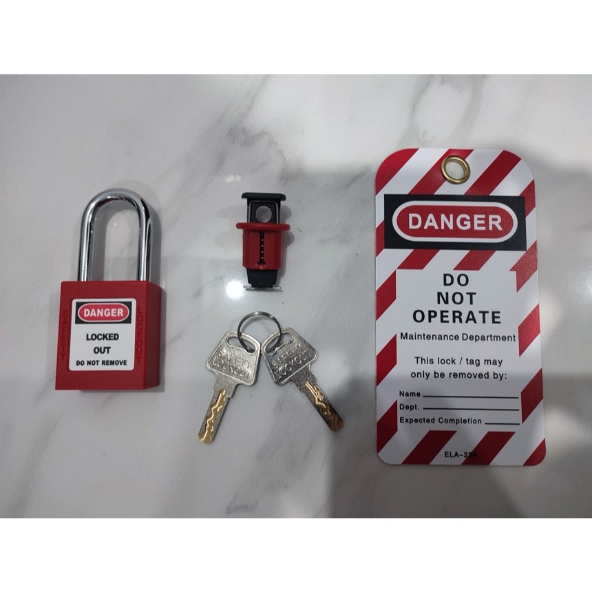Jual Lock Mcb Safety Lockout Miniature Sicruit Breaker Lock Out Tag Out ...